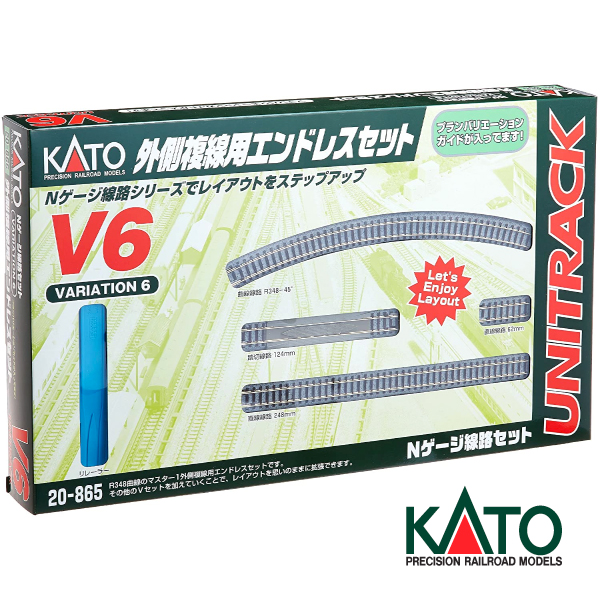 Set unitrack V 6 Variation N outer oval track - Vive Modelismo